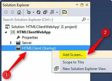 How to Create Web Application Using Visual Studio LightSwitch HTML Client
